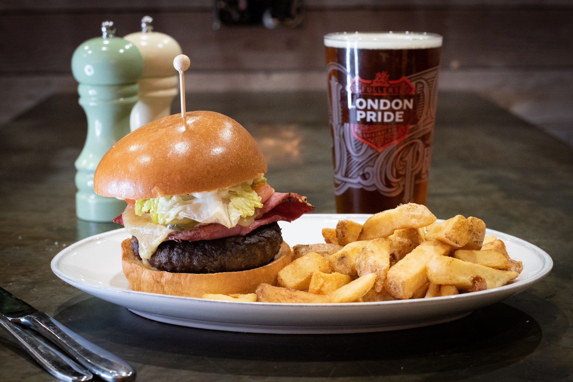 Food at The Signal Box Pub & Restaurant, Euston